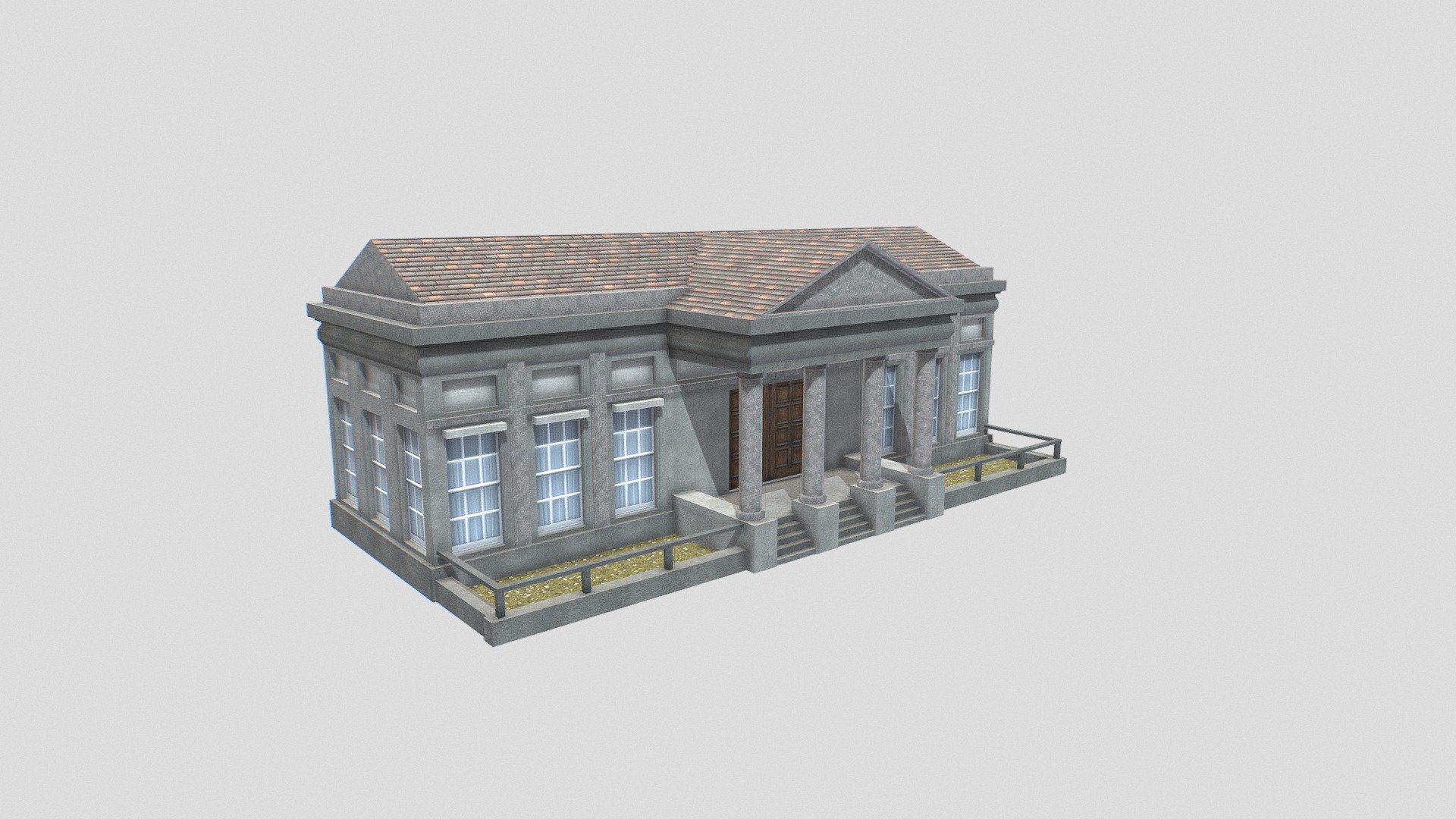 Stylised Museum Low Poly - Buy Royalty Free 3D model by Pbr_Studio ...