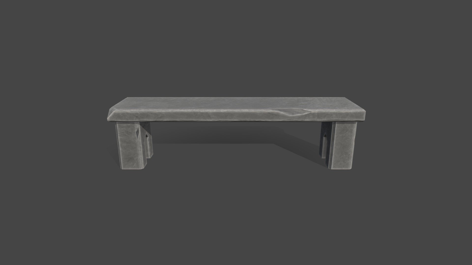 Stylised Stone Bench - Download Free 3D model by Igor132465 [75dc5c0 ...