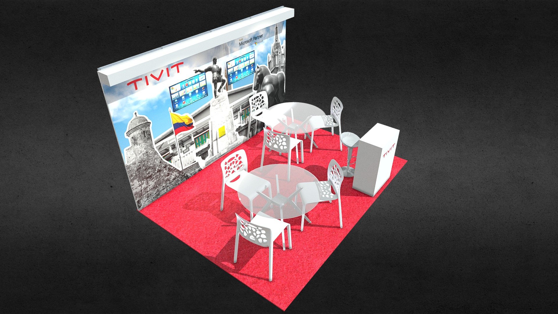 TIVIT STAND - 3D model by 3draillus [75dd023] - Sketchfab