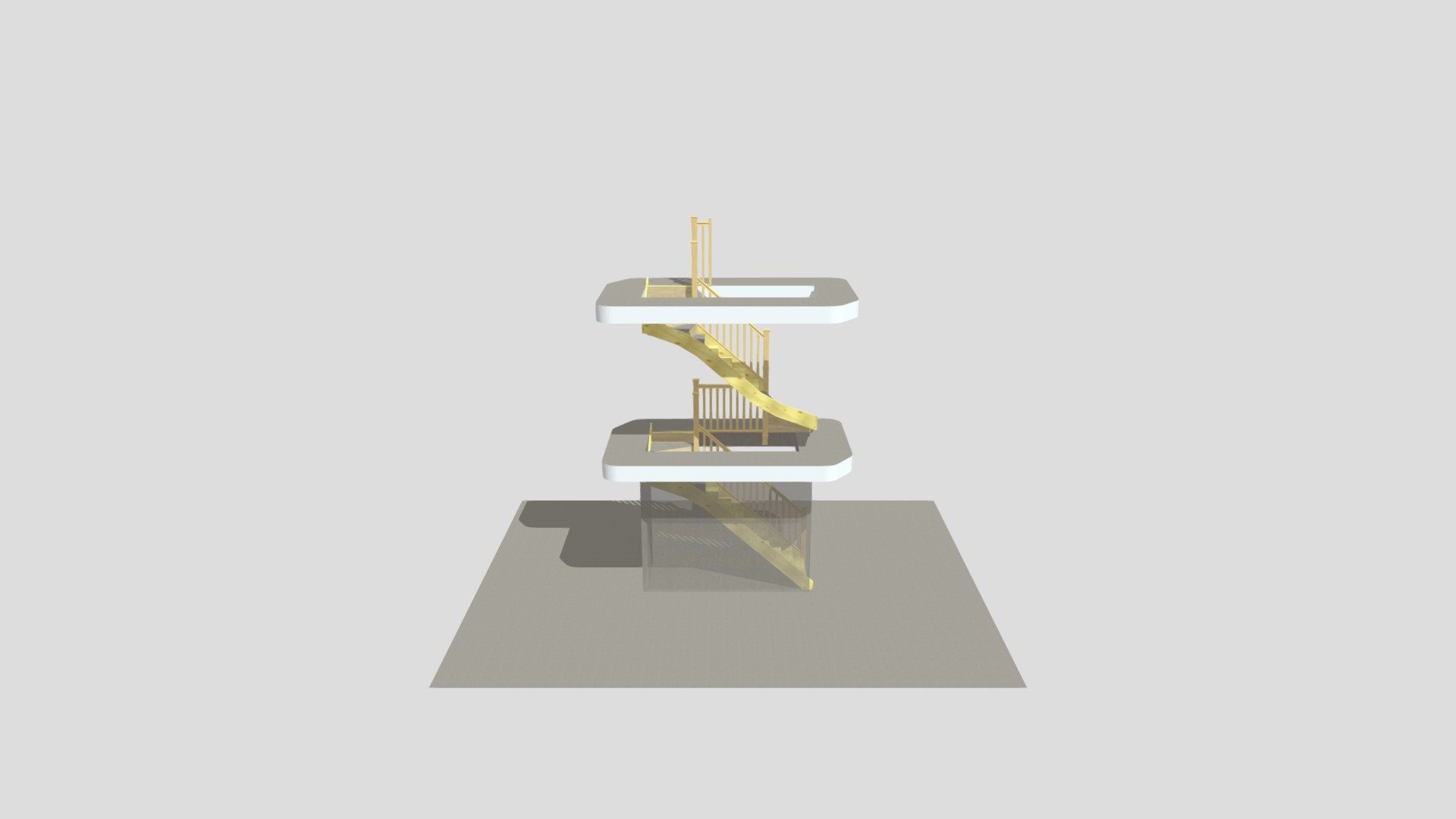 Beverley_Blackley_X18 - Download Free 3D model by Alan Grice Staircase ...