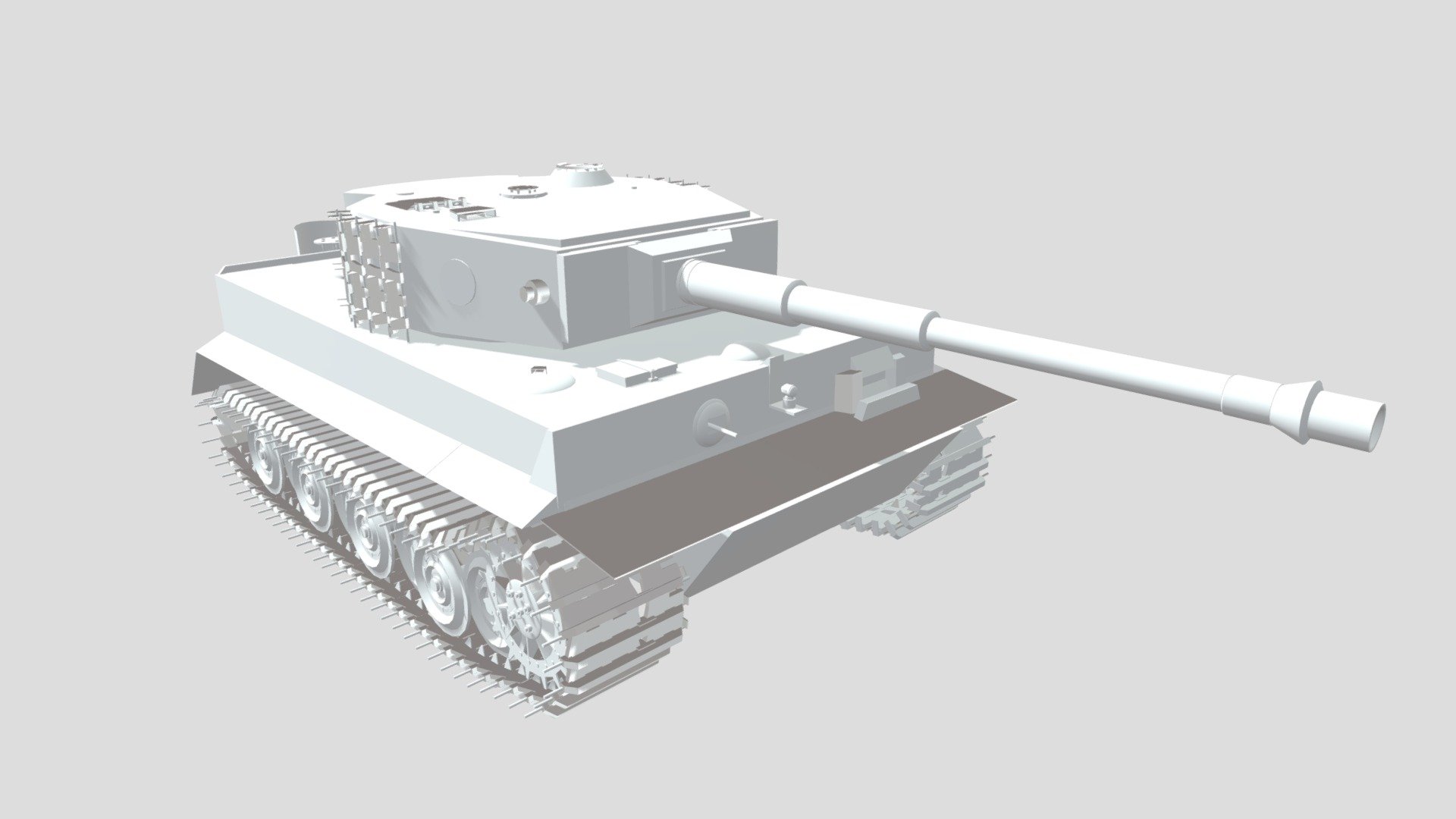 Tiger 1 Heavy Tank - Download Free 3D model by HolySandal [75e152f ...