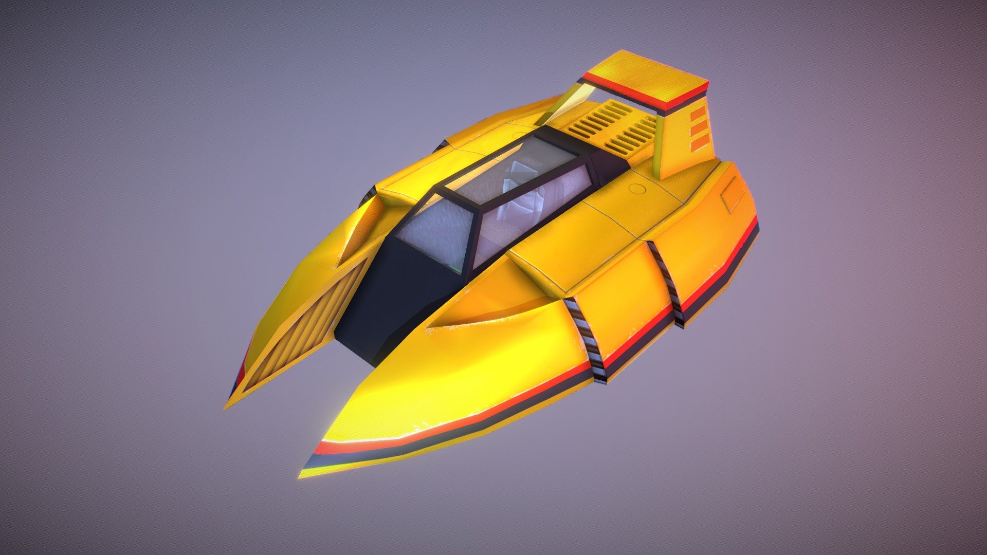 F-Zero | Golden Fox - Download Free 3D model by EinzelartigGames [75e1a28] - Sketchfab