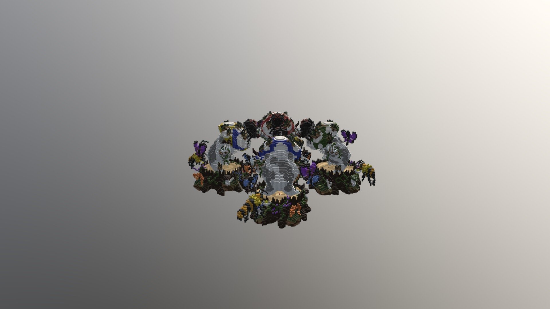 BedWars map "MushroomKings" - 3D model by Lemonyar [75e1ea5] - Sketchfab