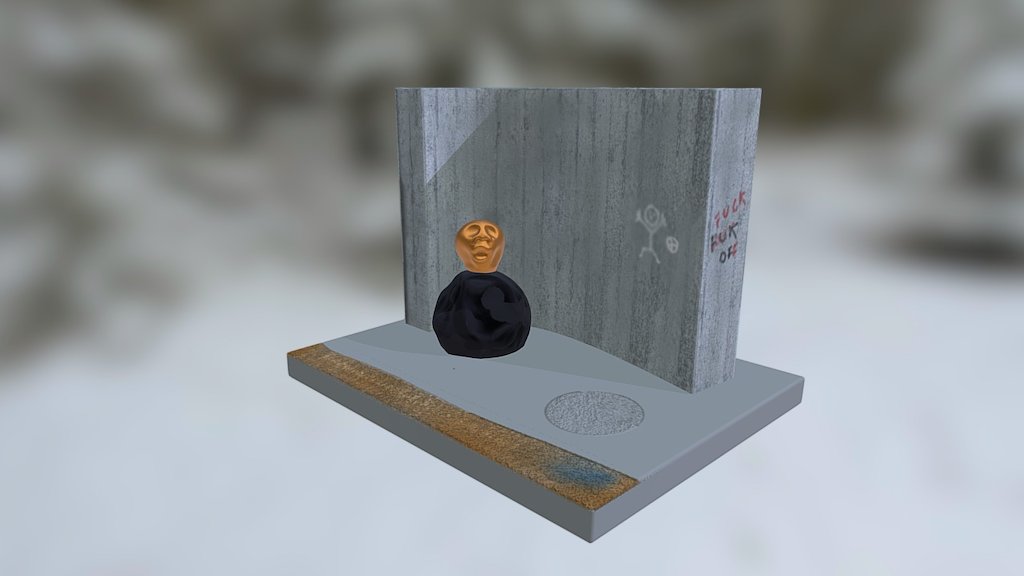 The Scream - Download Free 3D model by Petit (@bertil) [75e4957 ...