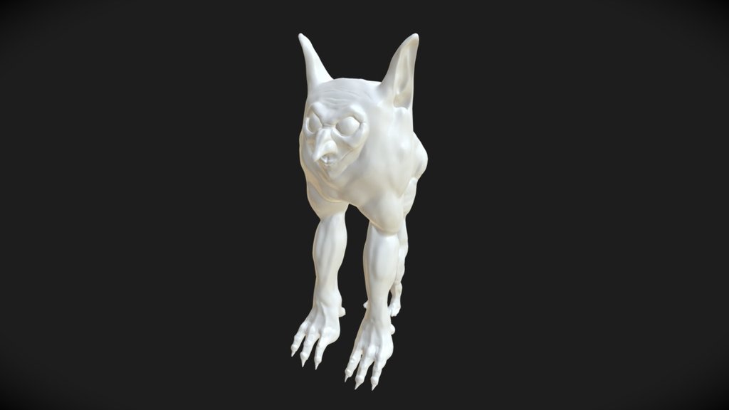 Mutant Humanoid Creature - 3D model by RRat1138 [75e552c] - Sketchfab