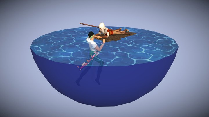 Drowning 3D models - Sketchfab