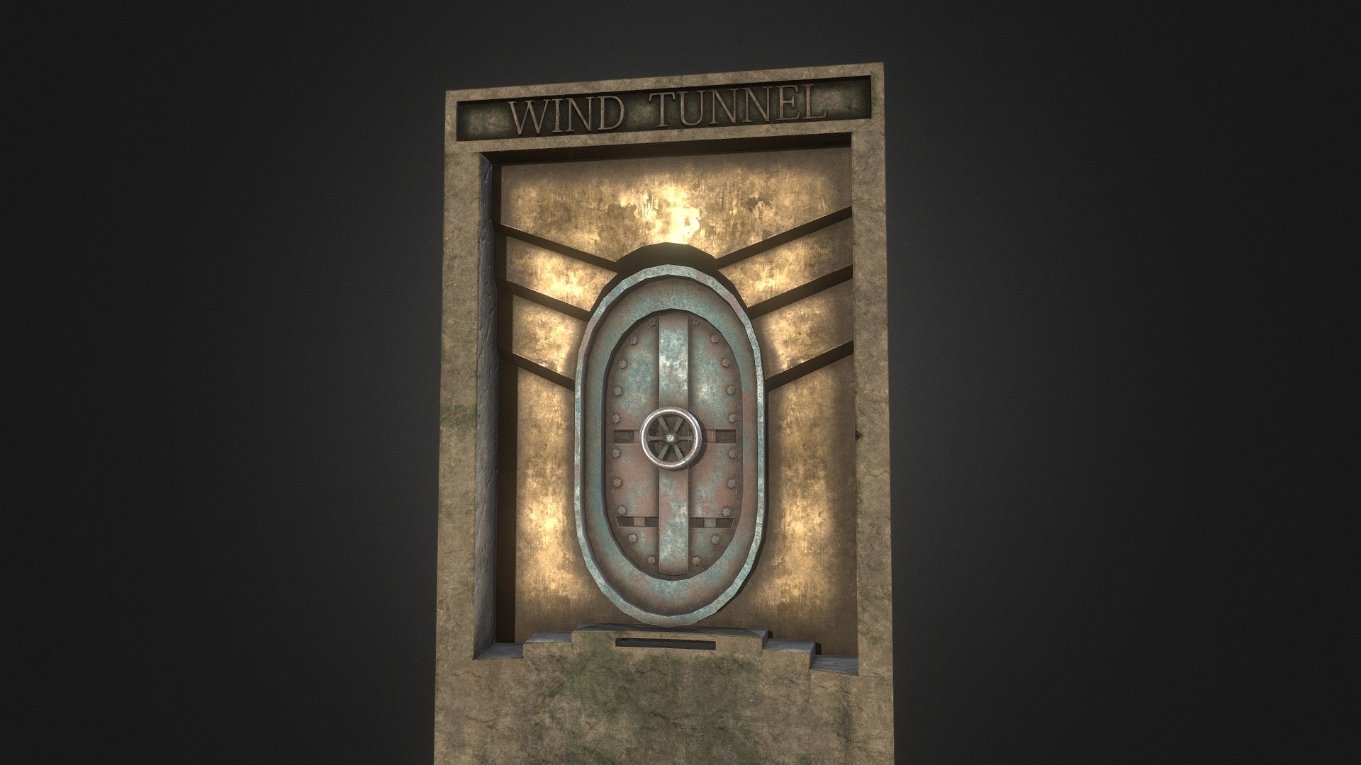Steampunk Door - 3D model by Semos [75e692f] - Sketchfab