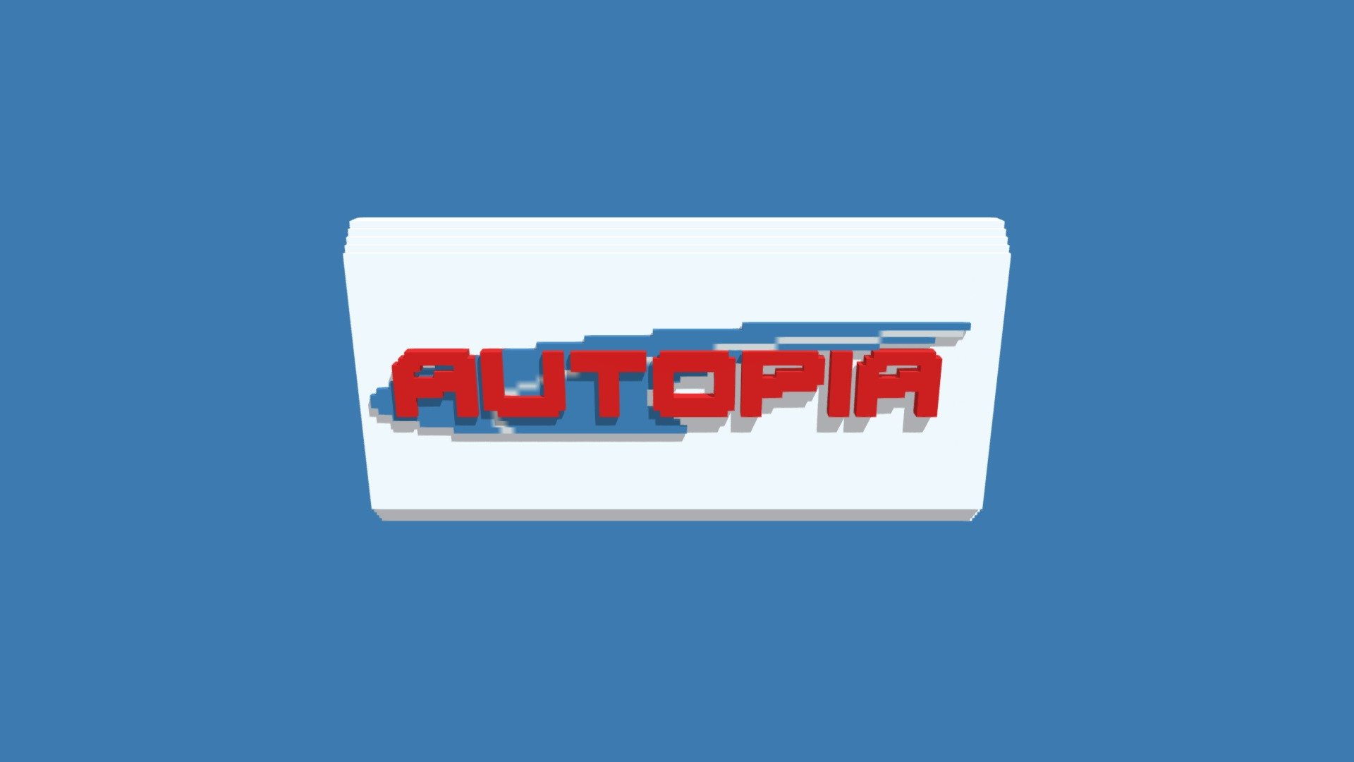 Autopia Disneyland Ride Sign 3D Disney Model - 3D model by Electro3d ...