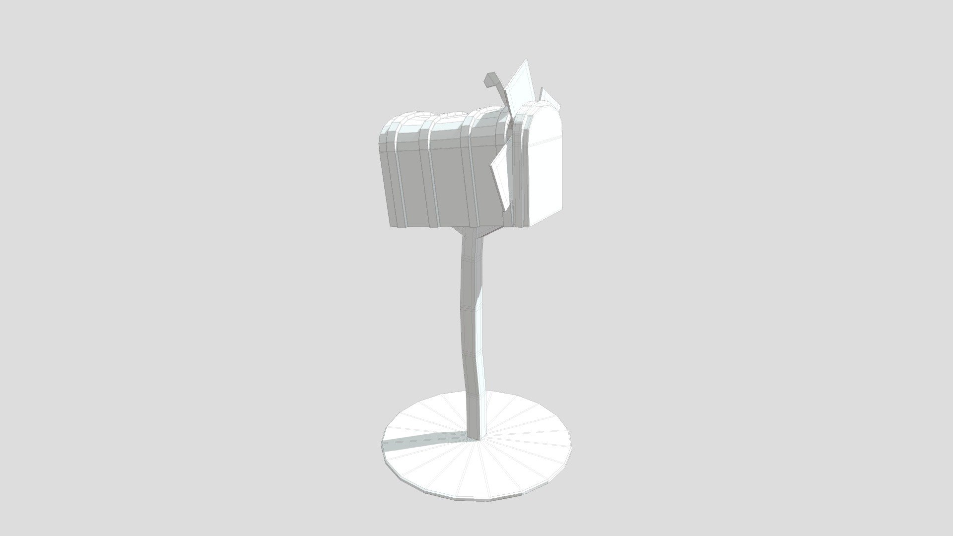 Mailbox - 3D model by Jordan.Schulte [75e6cca] - Sketchfab