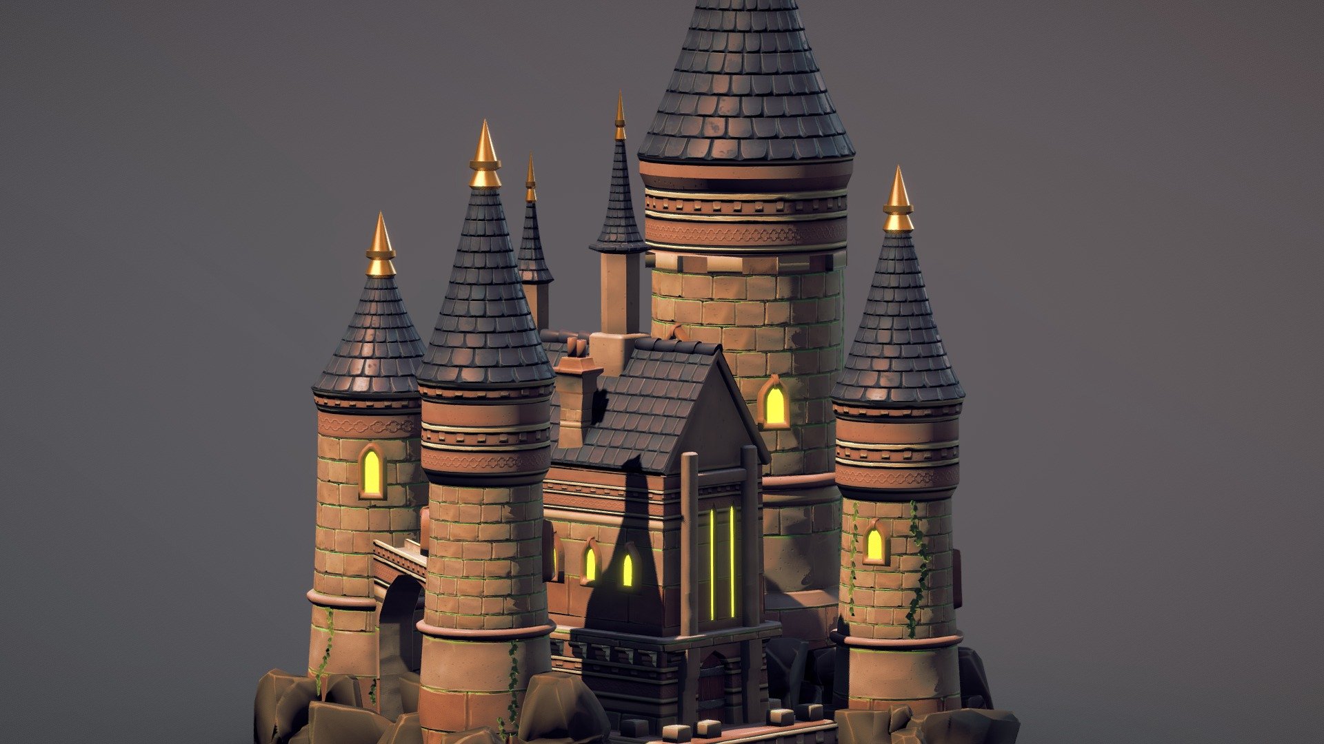 Tiny Castle - 3D model by Mawime (@maxbdx) [75e6e9b] - Sketchfab