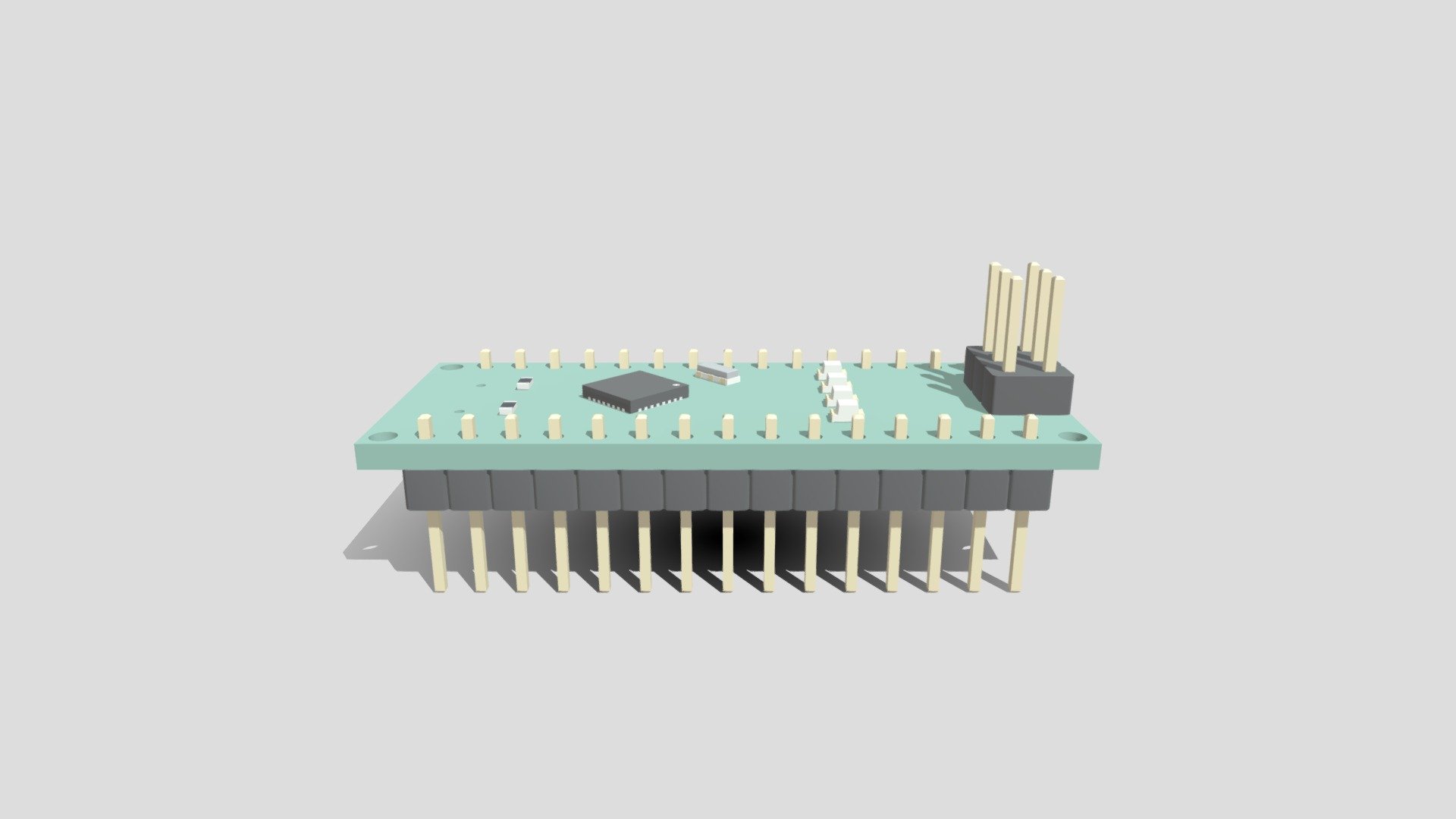 Arduino Nano - 3D model by praveen006 [75e85c1] - Sketchfab