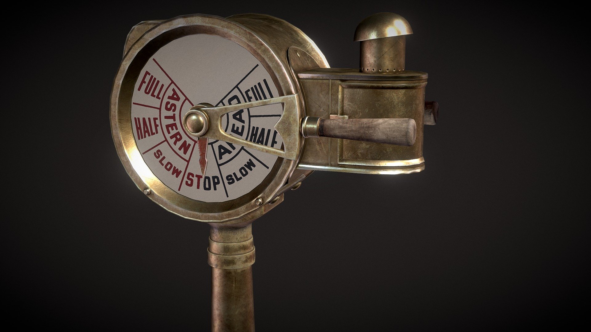 Engine Order Telegraph - 3D model by Thomas Copp (@tomcopp) [75e9116 ...