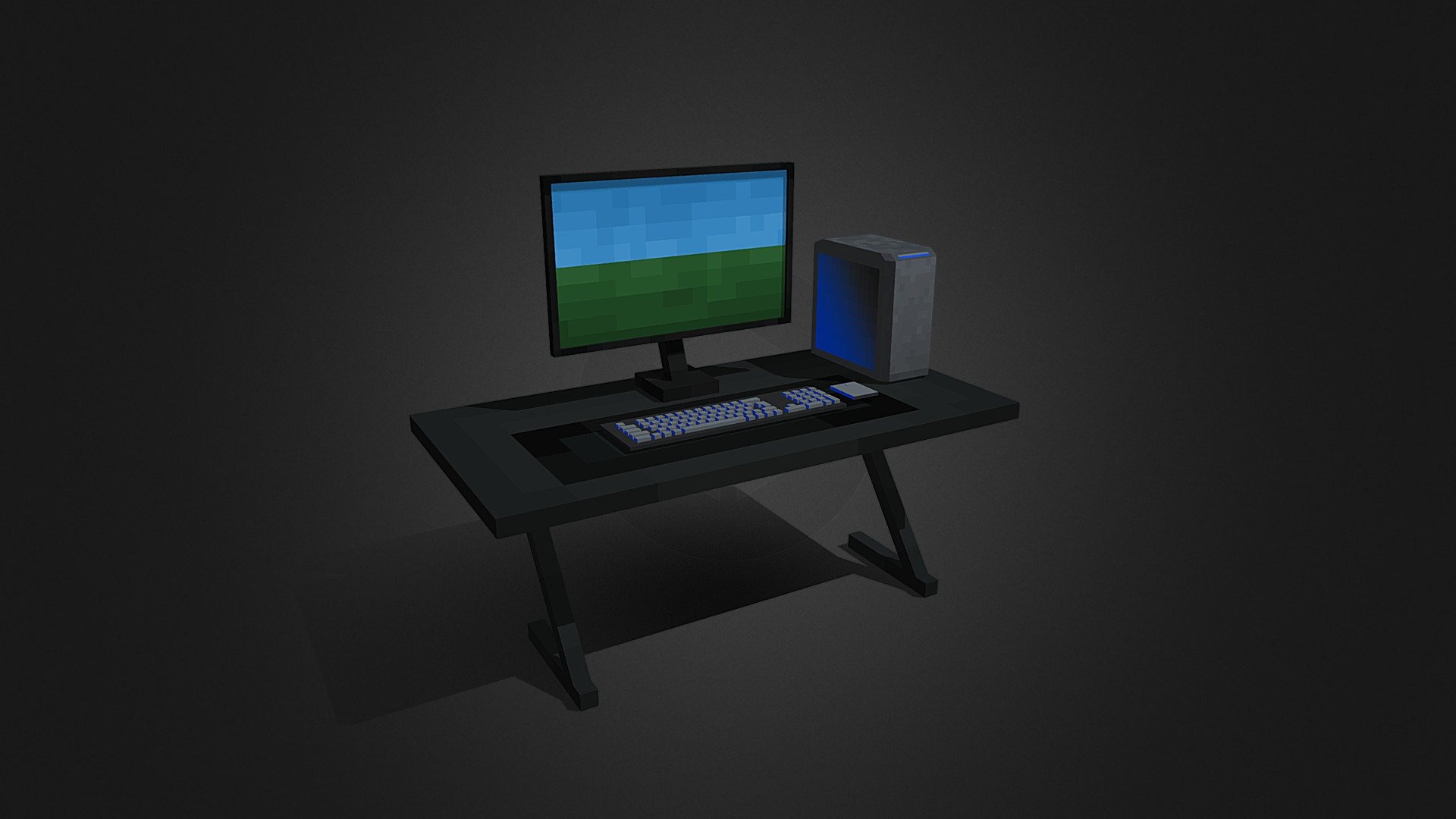 Desktop pc - 3D model by pxyzt [75ebb77] - Sketchfab