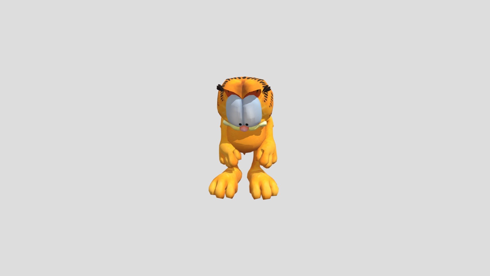 Garfield Dancing Character model - Download Free 3D model by 3D by ...