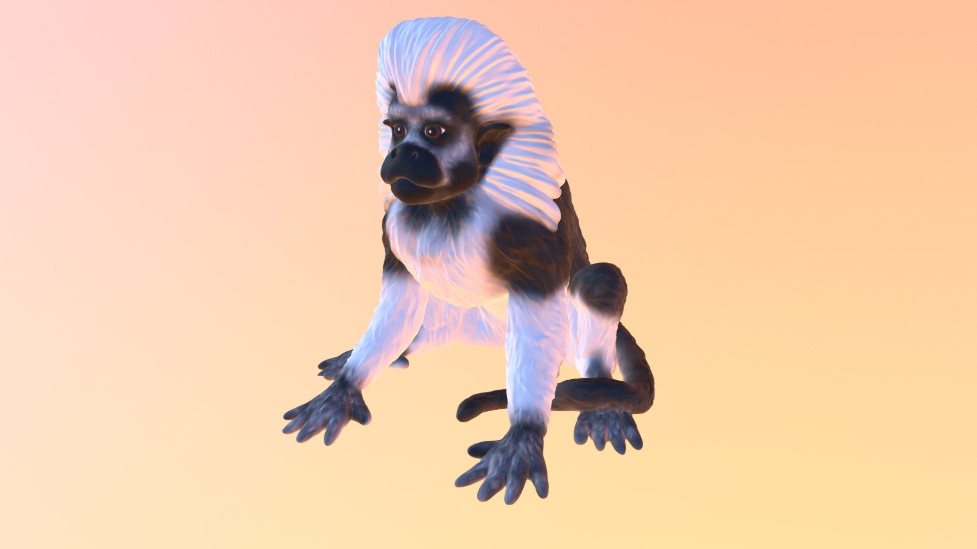 Monkey - 3D model by Arty Lobster - Pet Sculptures Made Simple ...