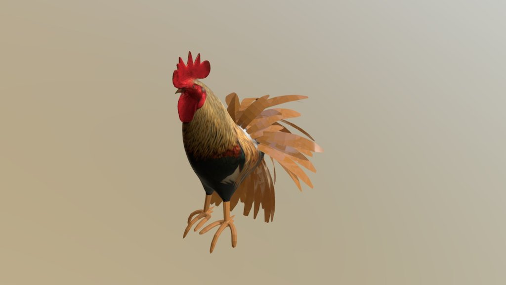 Rooster-3D- Model-af43fdde - 3D model by royalrebel2016 [75ed28e ...