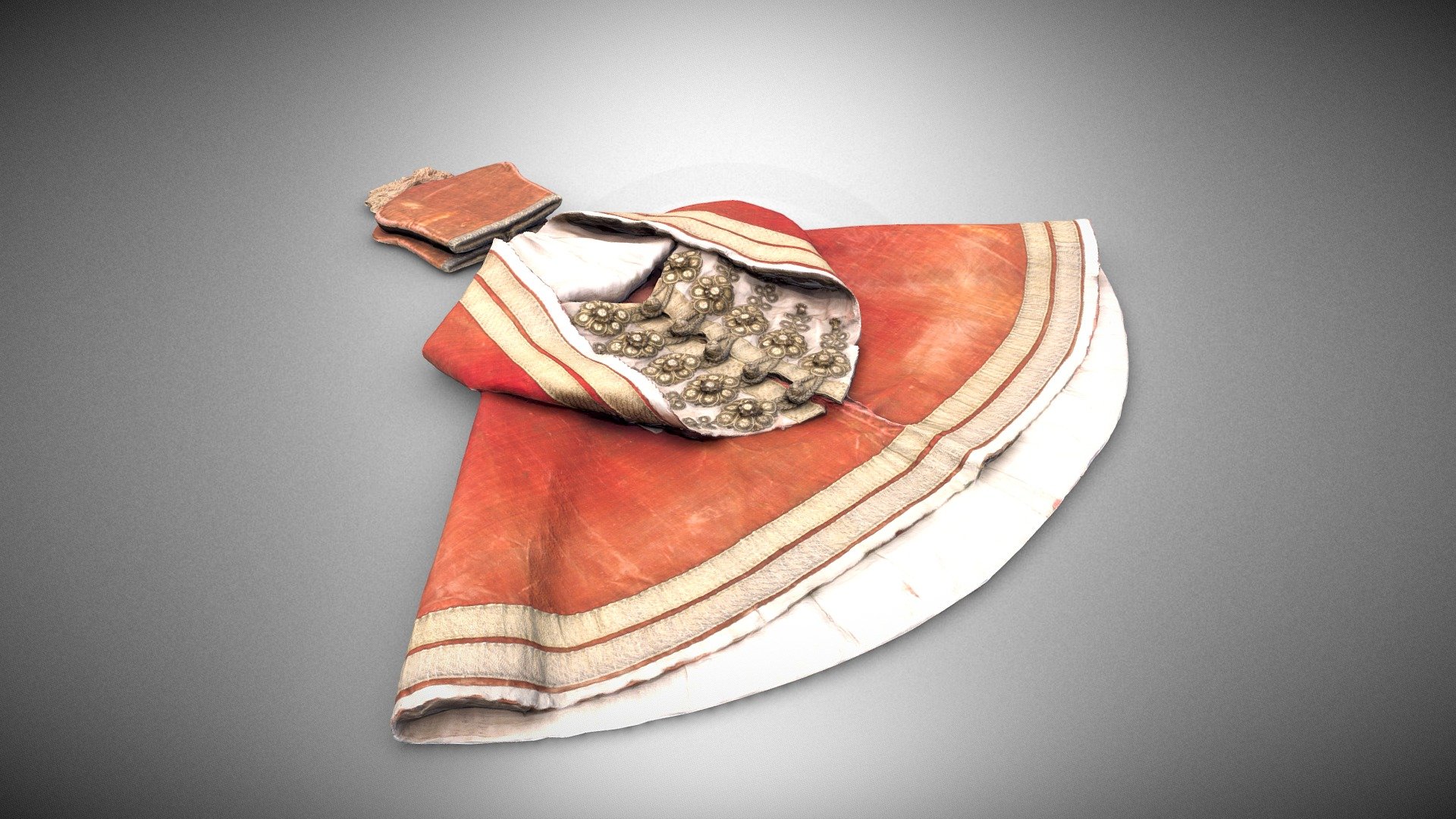 A mozzetta and a cap of a professor - Download Free 3D model by Virtual ...