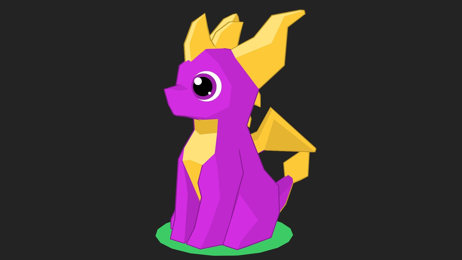 Smol Spyro - 3D model by zcythe [75f0180] - Sketchfab