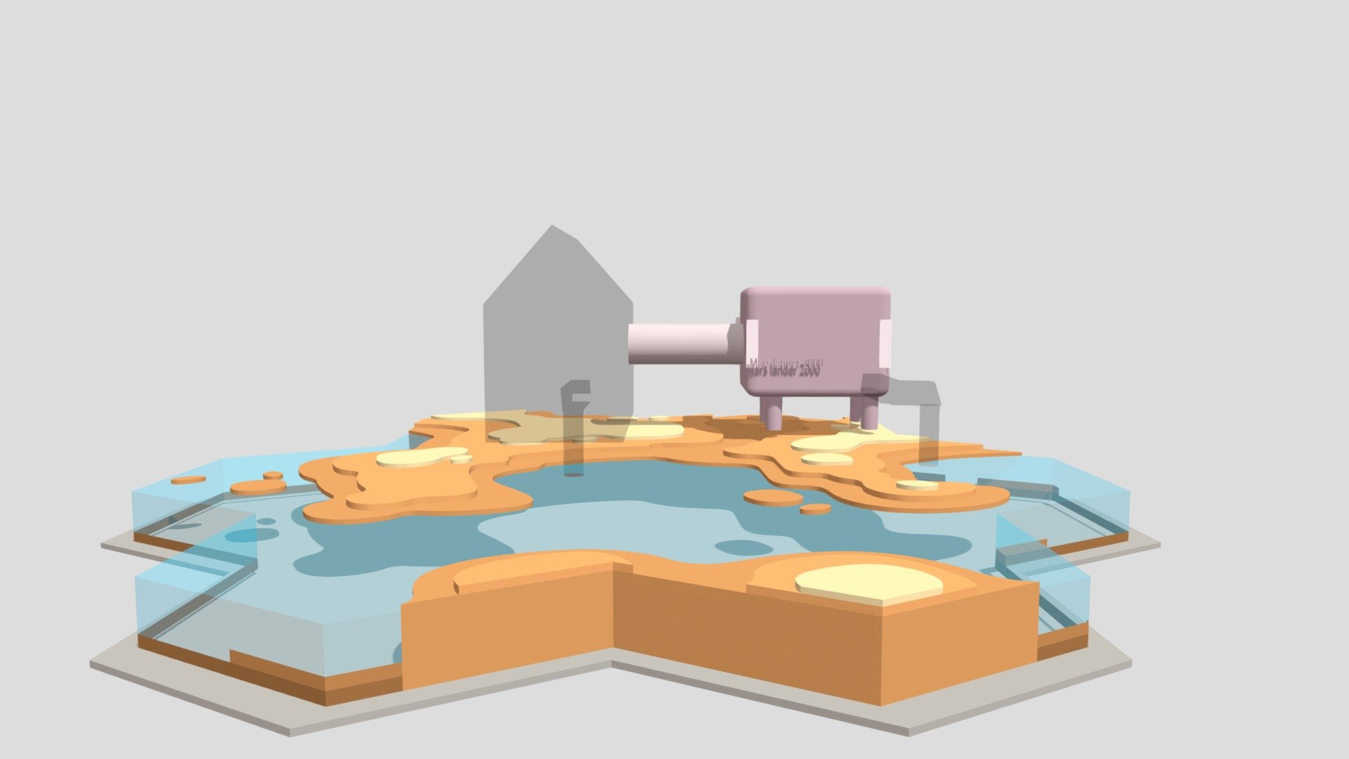 Space colony project - 3D model by jenniferzhang [75f1b93] - Sketchfab