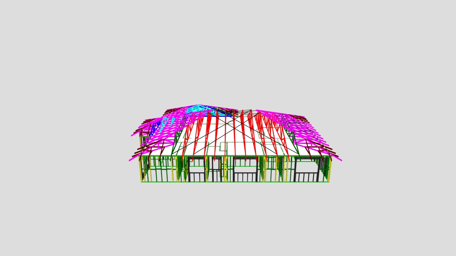 T3031 Truss Layout 3D Export - 3D model by JohnCTanner [75f3c27 ...