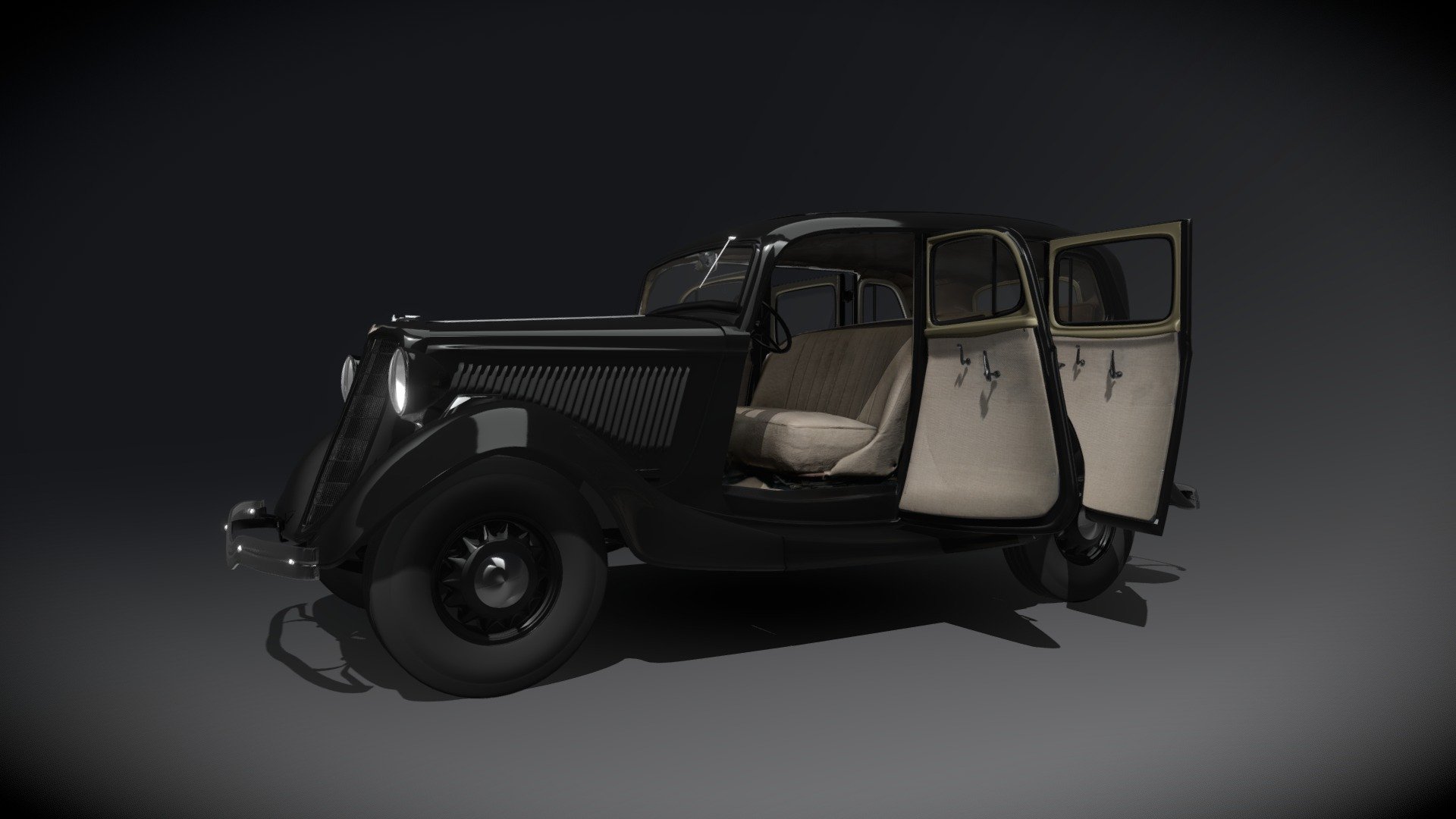 GAZ M1 - 3D model by Syzygy_art [75f4f4e] - Sketchfab