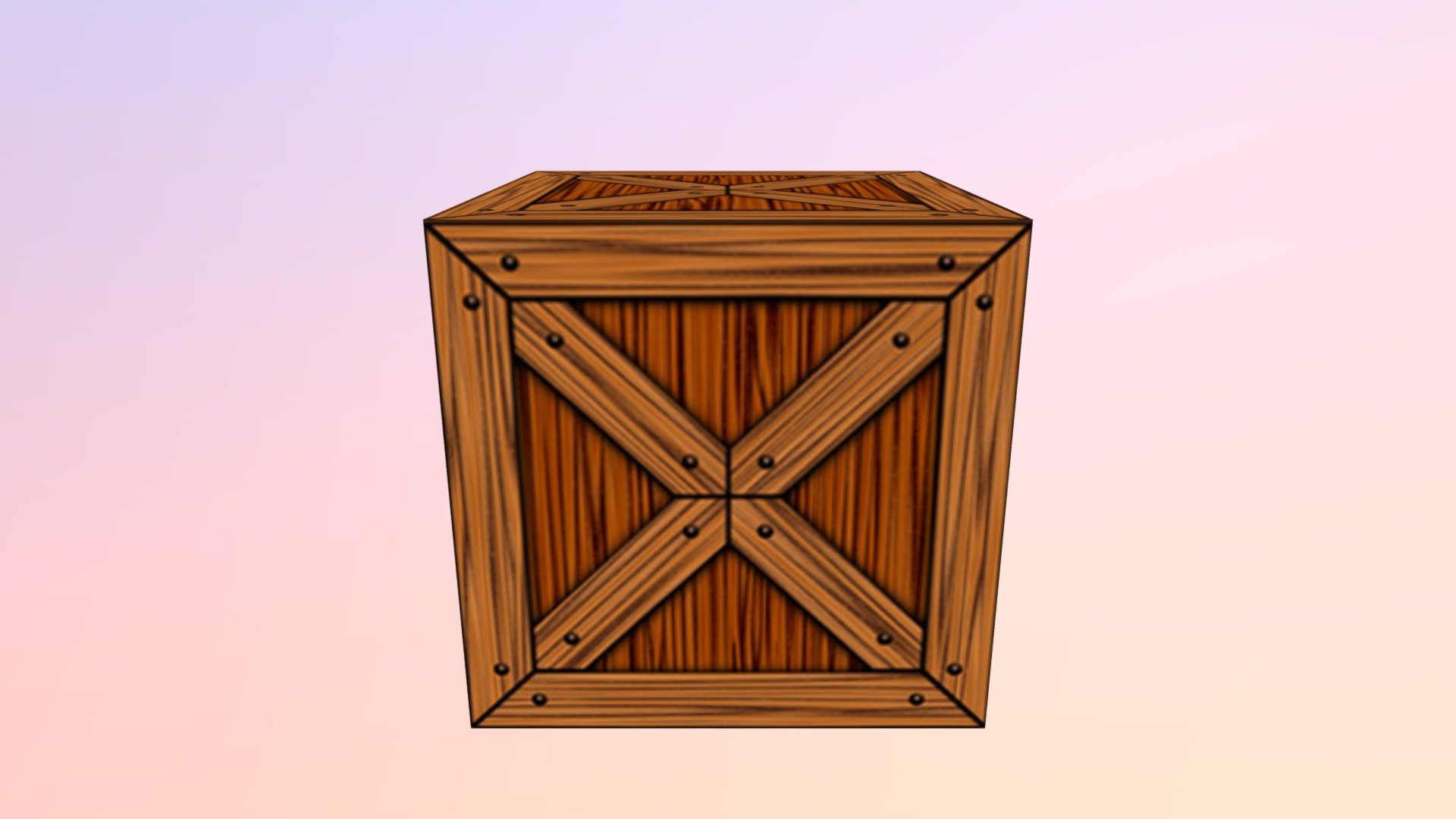 Cube Crate - 3D model by Zargorth [75f672a] - Sketchfab