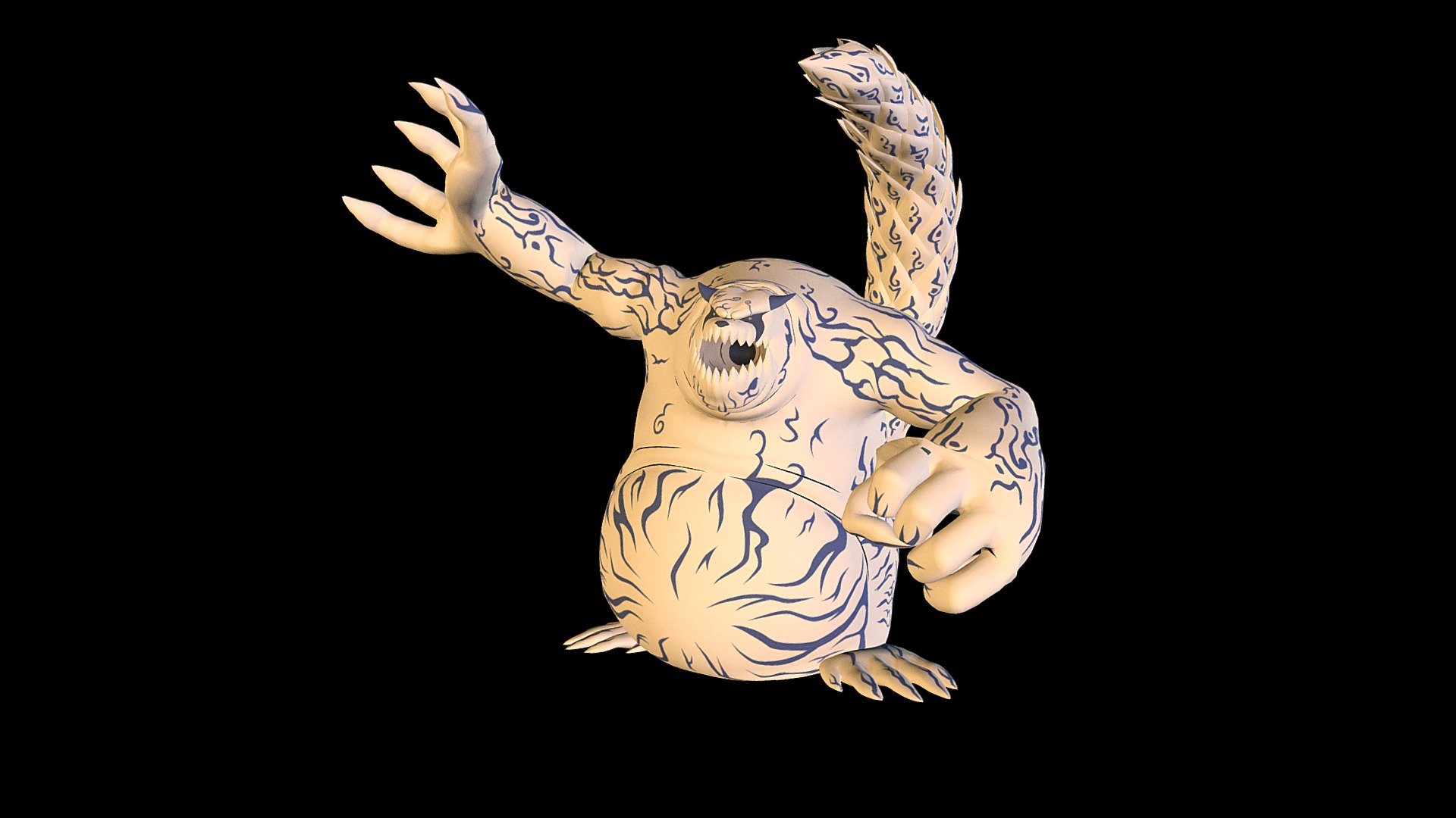 SHUKAKU Hand Slam Attack - 3D model by Alien Haircut (NHI 377) (@df3233 ...