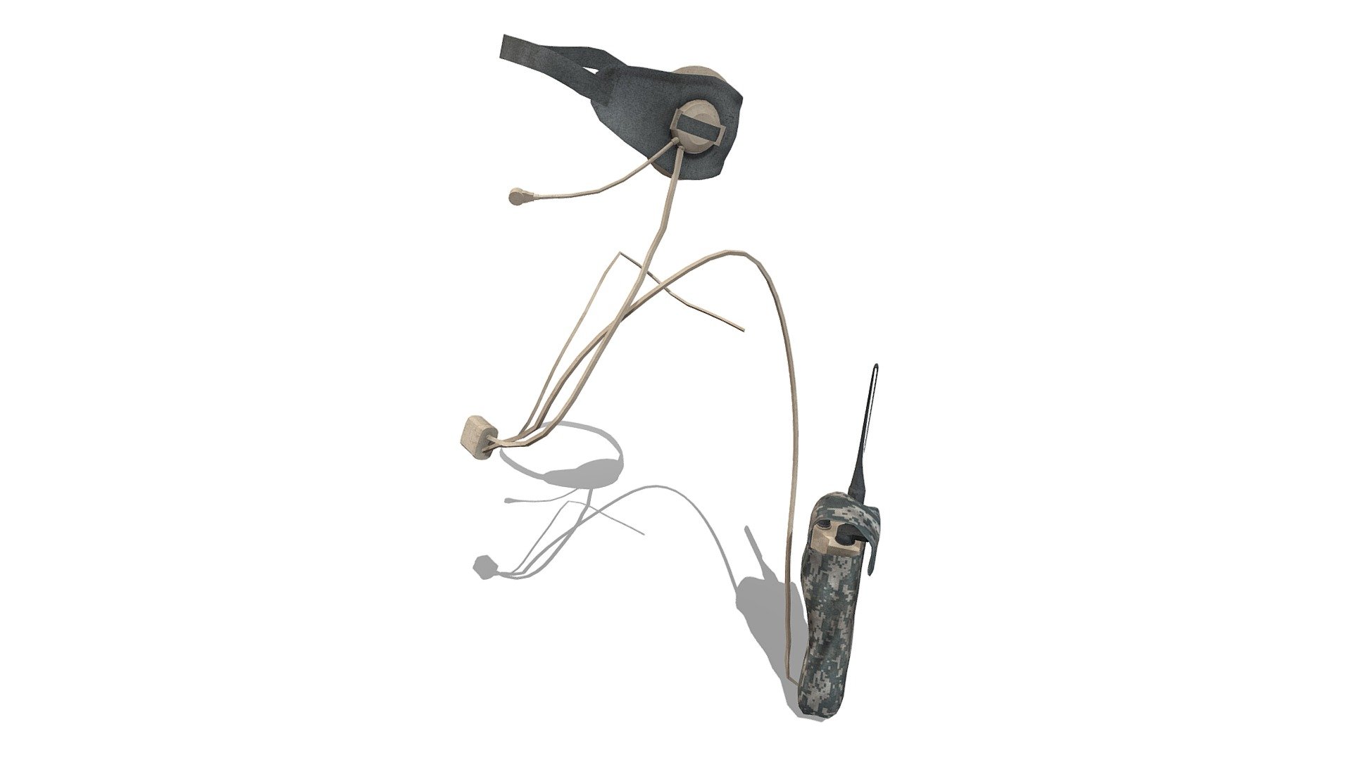 Harris Radio : Military Communications - Buy Royalty Free 3D model by ...