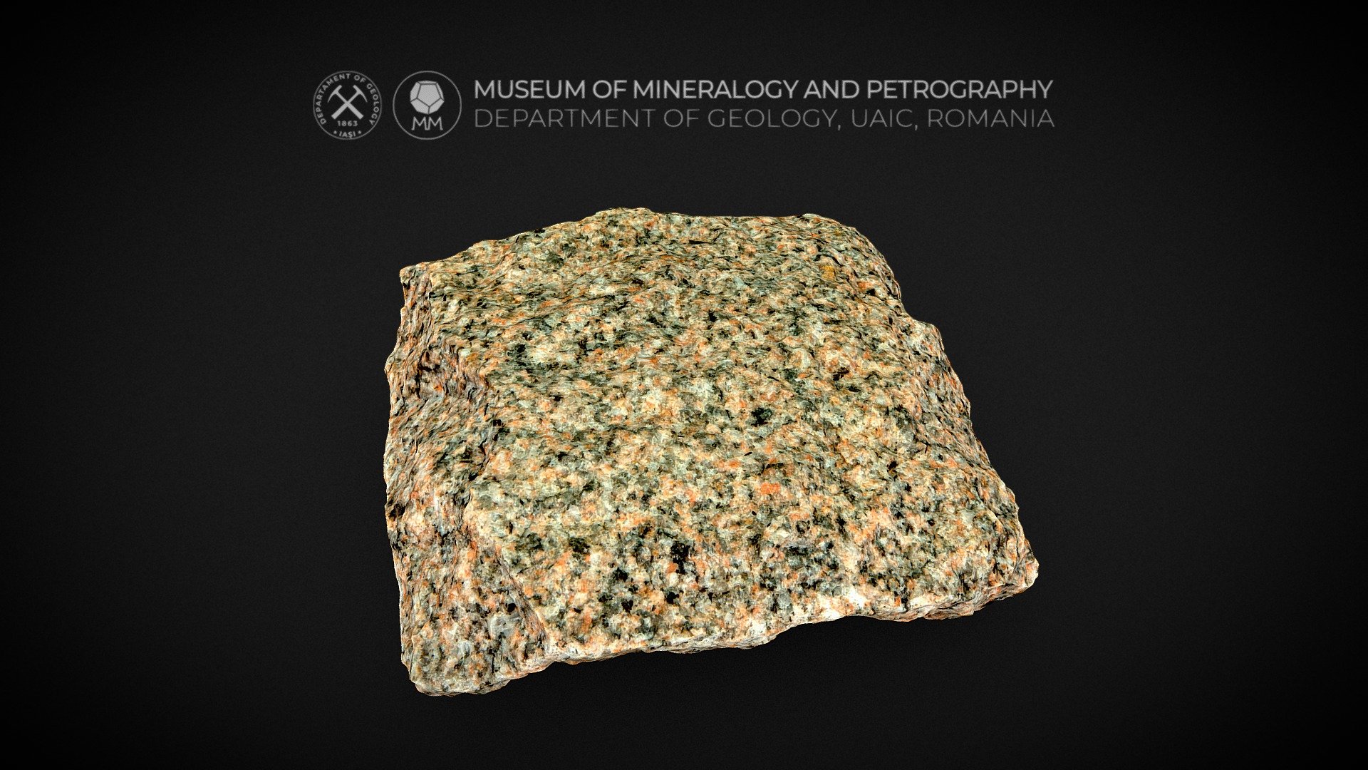 Granite (igneous rock) - 3D model by Museum of Mineralogy and ...