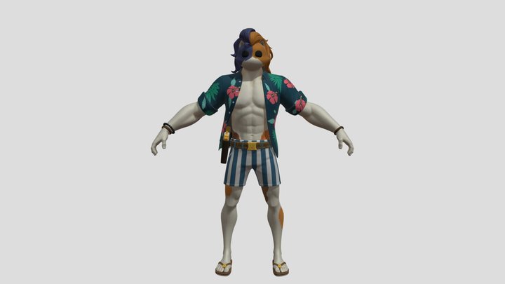 Fortnite-skin 3D models - Sketchfab