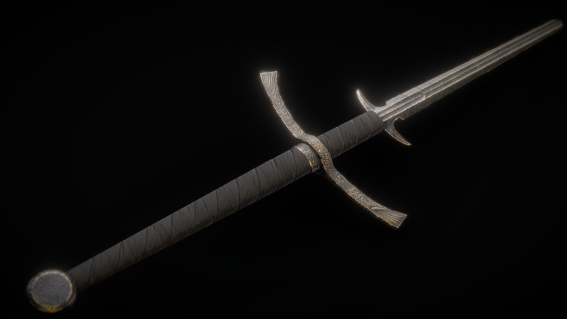 Zweihander - 3D model by A1 (@MenOfMena) [760195b] - Sketchfab