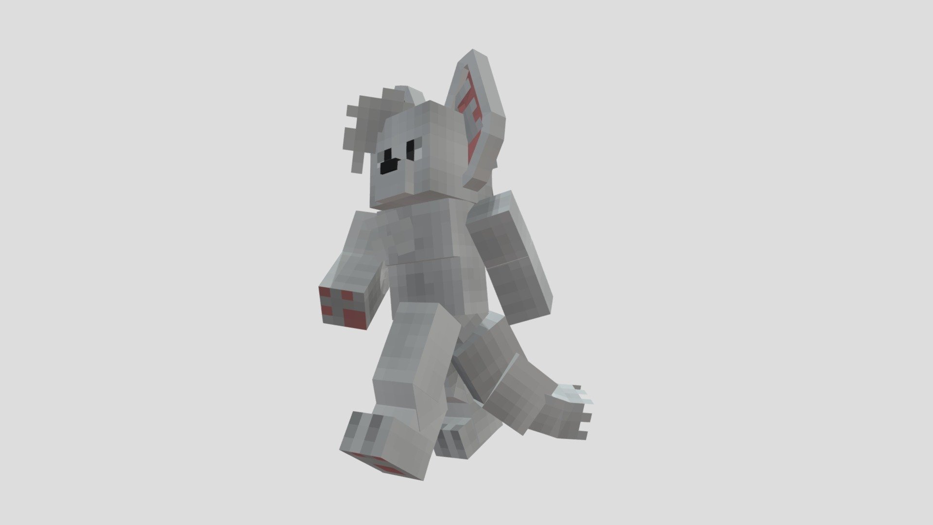 Furry template (bedrock entity) - 3D model by Zokena35 ♂️🐺 ...