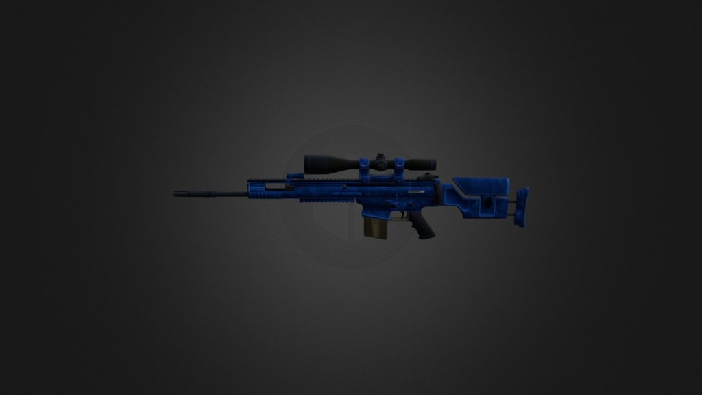 SCAR-20 | Blueprint - 3D model by krakencommunity [760427a] - Sketchfab
