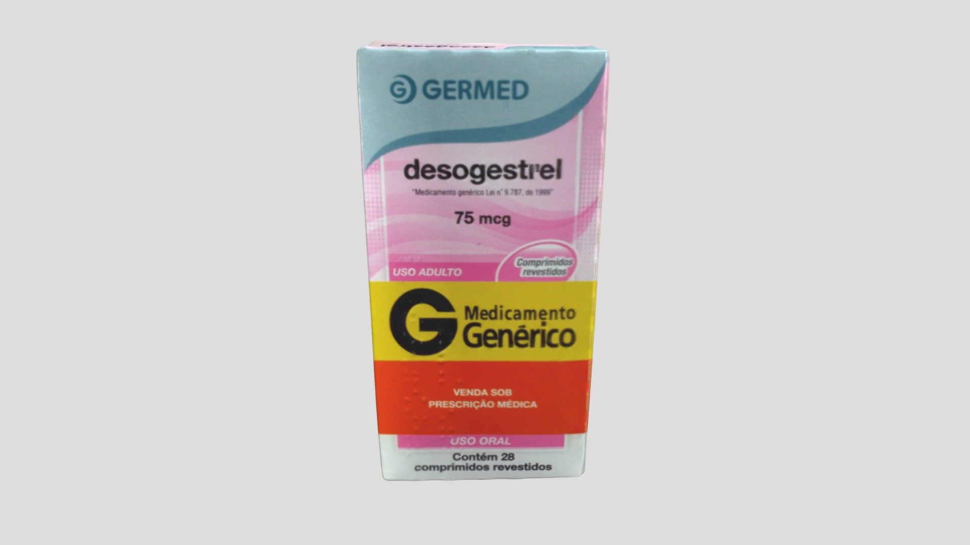 Germed - (A) Desogestrel 75 mcg - 3D model by 42LabsCS [7604500 ...
