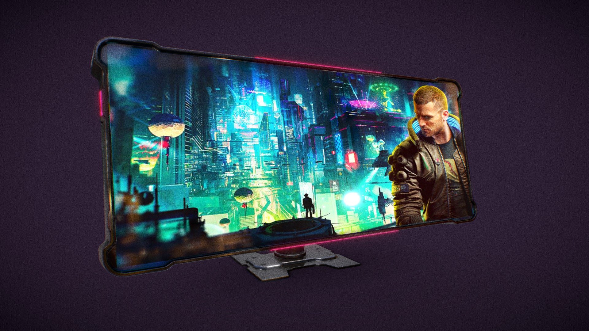 LCD Cyberpunk FREE - Download Free 3D model by Josue_Tovar_Mega (@josue ...