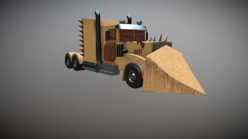 Apocalyptic Peterbilt - 3D model by Bram P. (@BrmP) [7604988] - Sketchfab