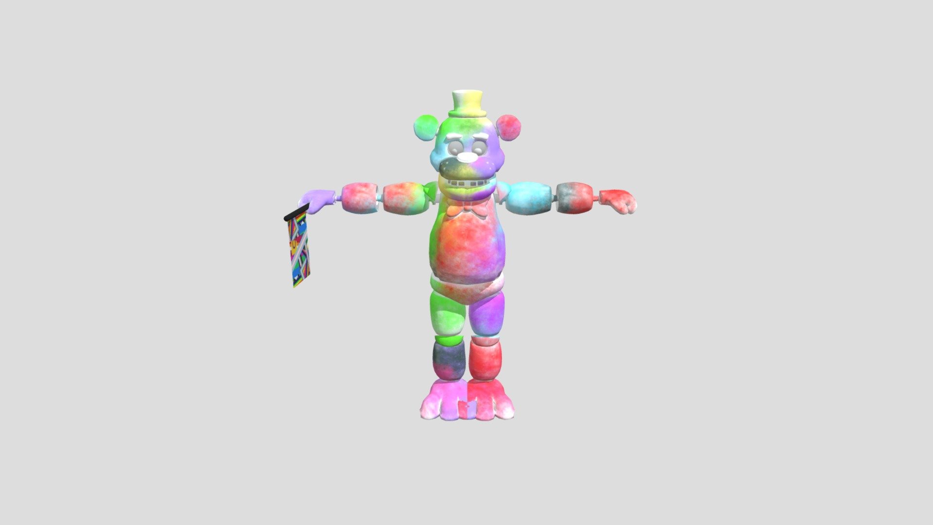 negate-rainbow-freddy 2 - Download Free 3D model by Forsaken AR ...