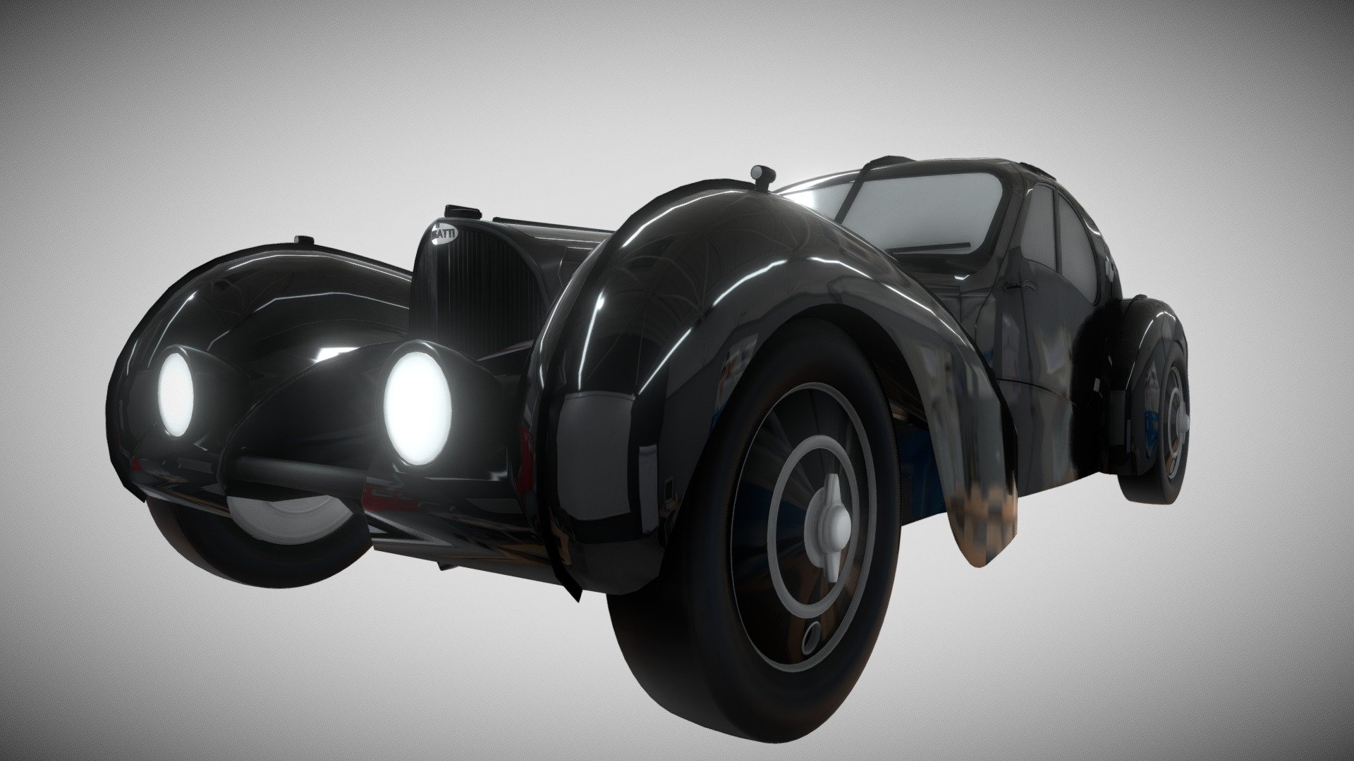 Bugatti Atlantic 57SC - Download Free 3D model by Christopher_Gaming ...