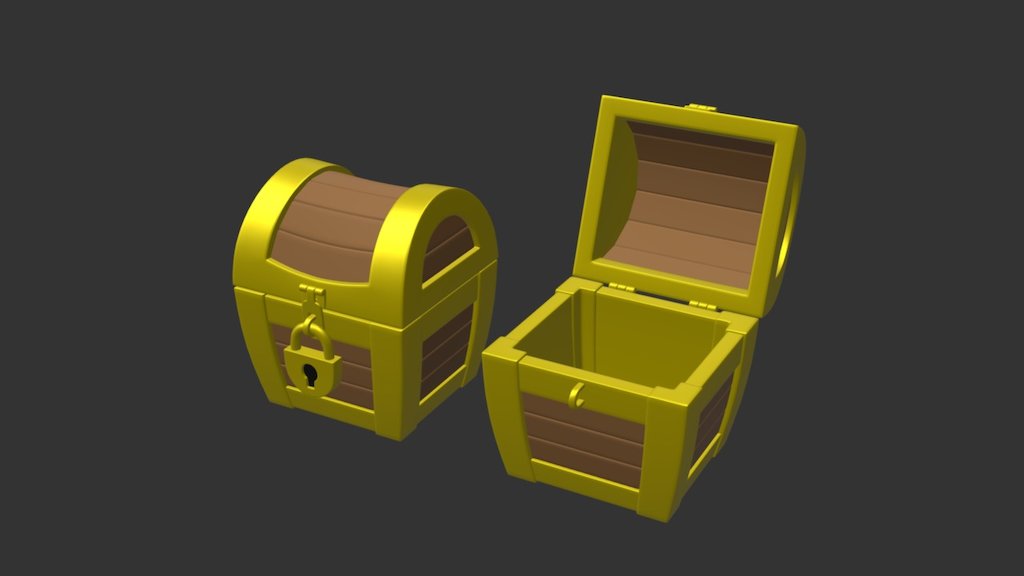 Chest draft - 3D model by AntonS (@antonsyutkin) [760678d] - Sketchfab