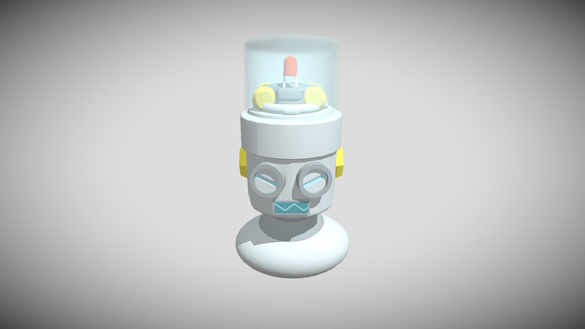 Angry Robot Head - Download Free 3D model by Wandering Mechanics ...