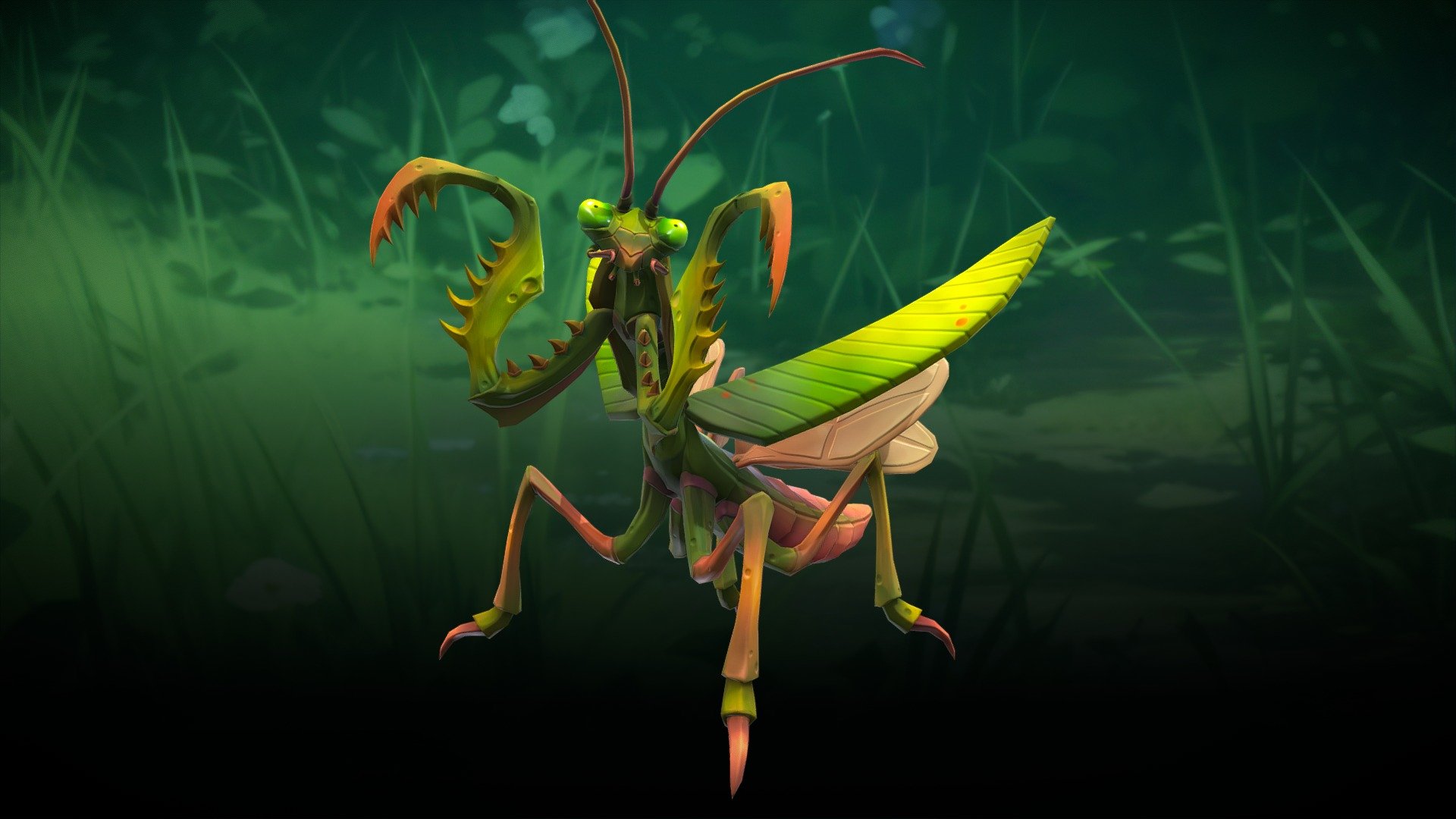 Stylized Mantis - 3D model by N-hance Studio (@Malice6731) [7608788 ...