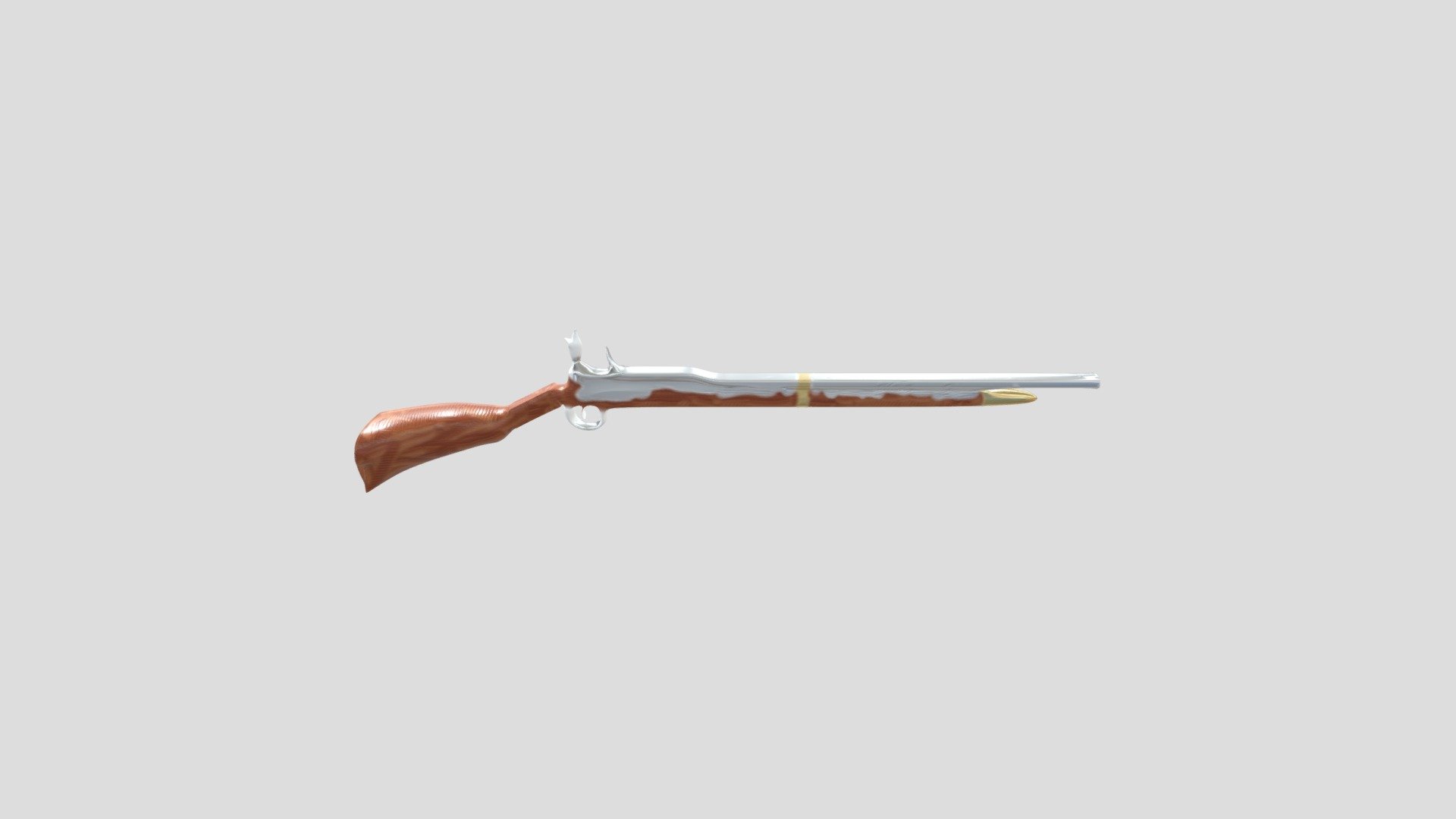 rifle 2 - 3D model by zach12345 [760a3e9] - Sketchfab