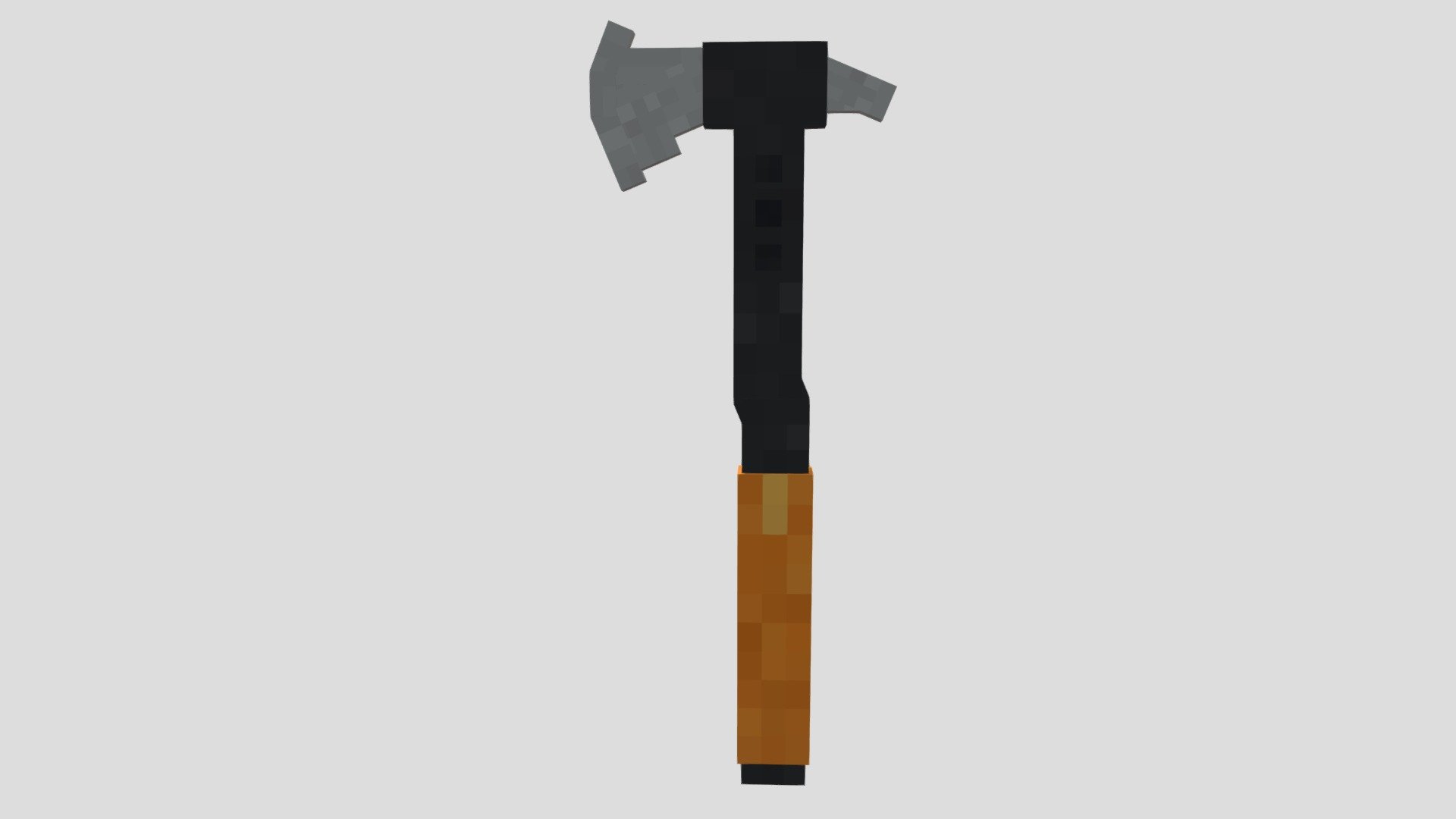 Minecraft modern axe - 3D model by BartekBW (@rojdanbw) [760b499 ...