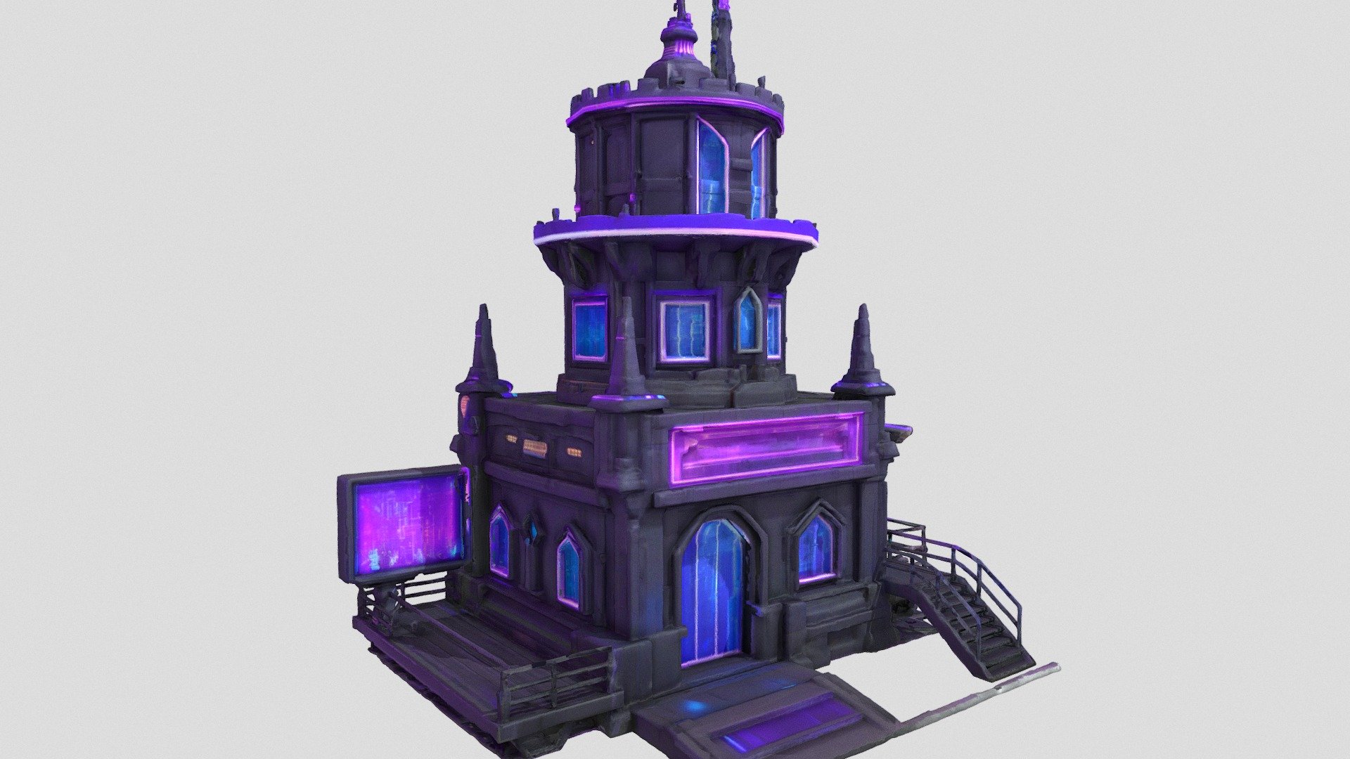 N3on-{X}-Cath3dral-A - Download Free 3D model by -X-ScornGames (@XX-XX ...