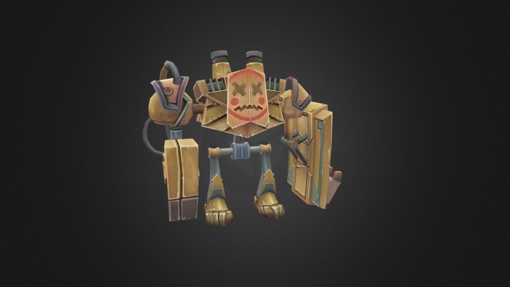 Robot - Heroes of NOX - 3D model by poboczny [760fbd1] - Sketchfab