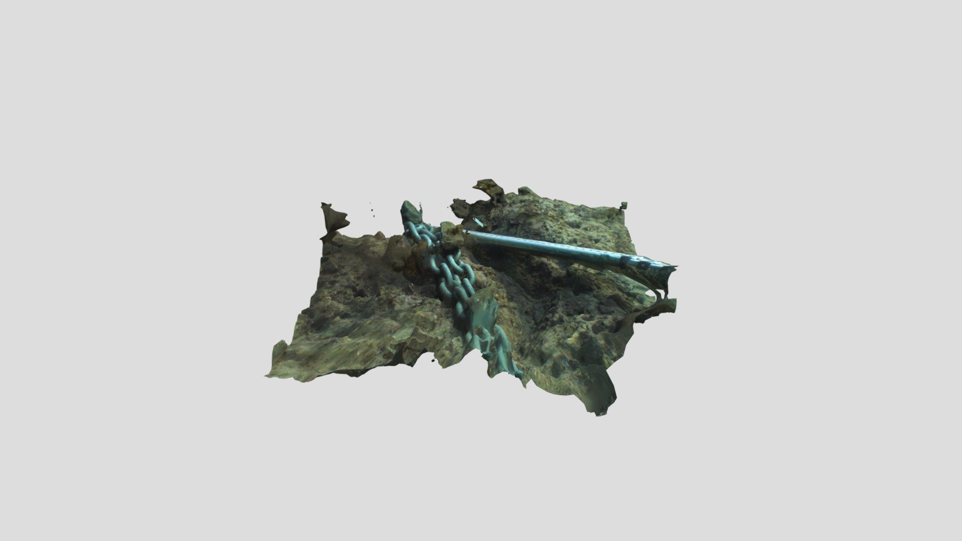 海藻を生やしたFRCブロック - 3D model by Taku_Tashiro [7610537] - Sketchfab