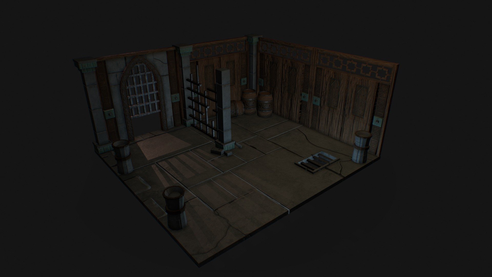 ISOMETRIC DUNGEON - 3D model by AtzinG (@atzing6) [76113ab] - Sketchfab