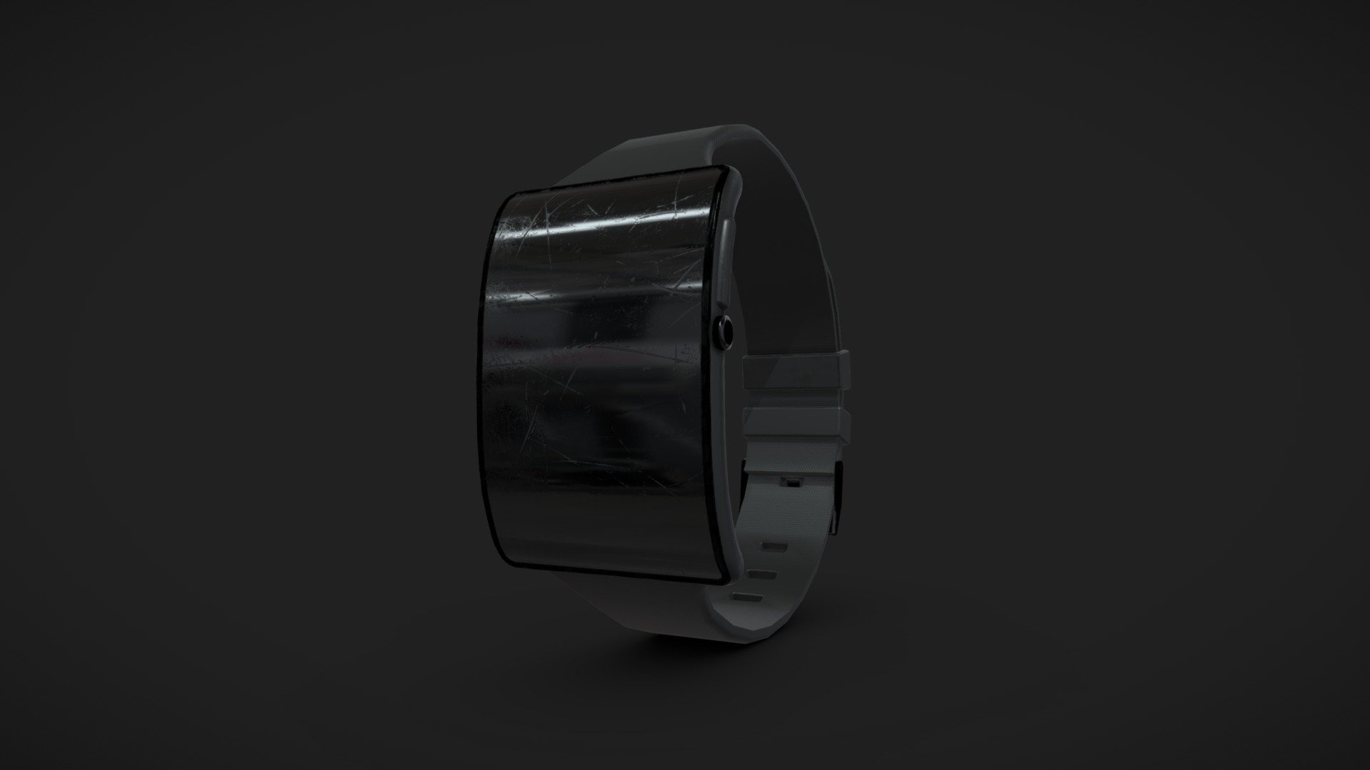 Futuristic Smart Watch - 3D model by osamasamour [7614a9b] - Sketchfab