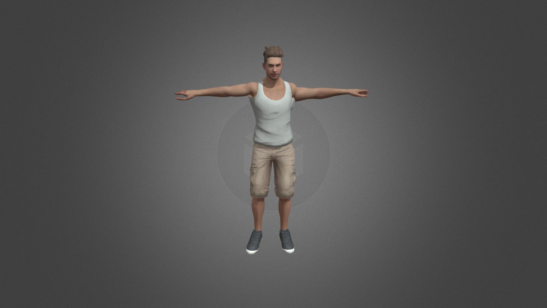 freefire new tpose adam model by pace gaming - Download Free 3D model ...