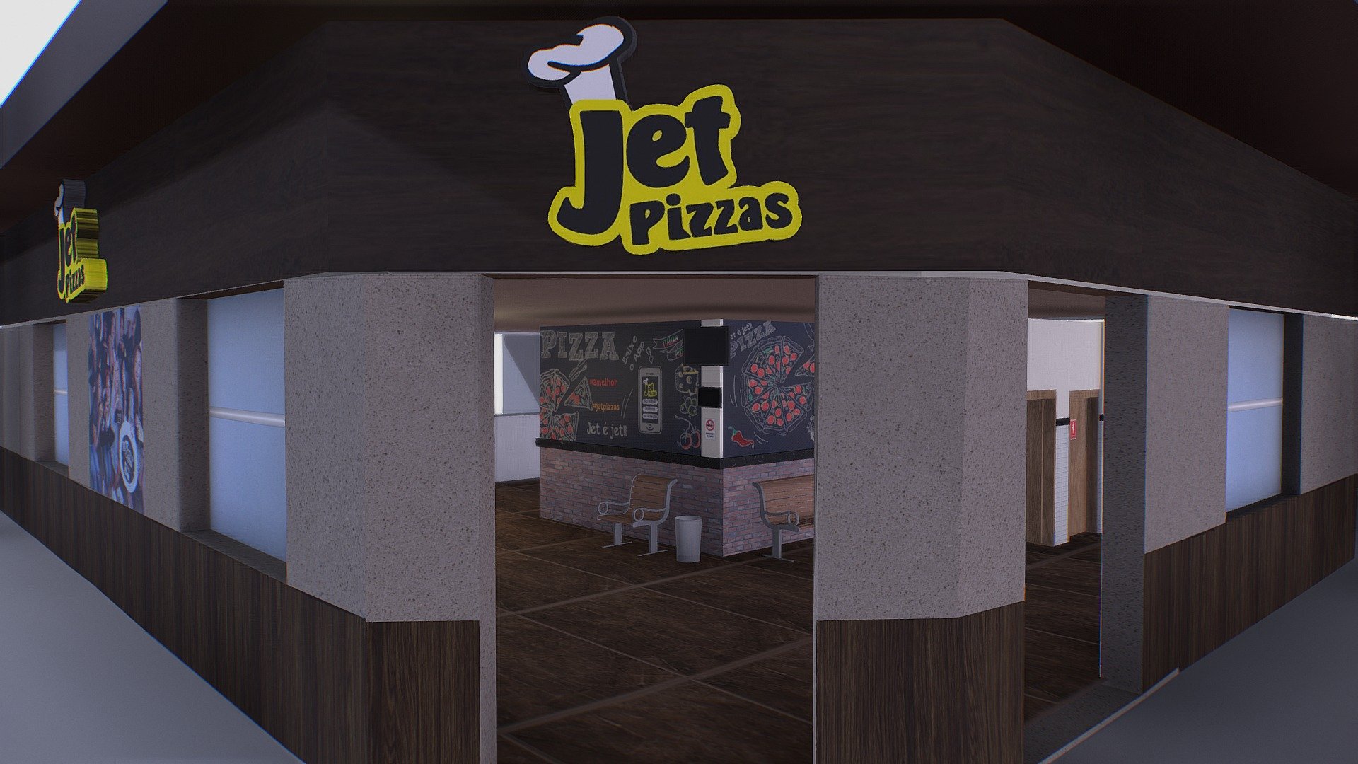 pizzaria_interna2 - 3D model by lucas1230456 [7615fb5] - Sketchfab